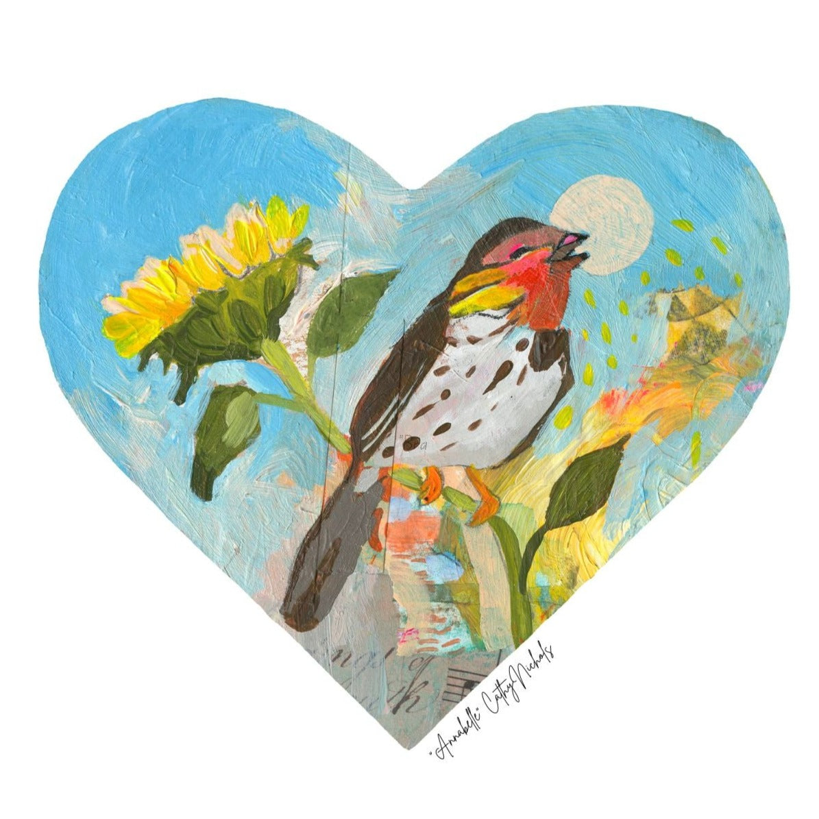Annabelle - Heart Print – Cathy Nichols